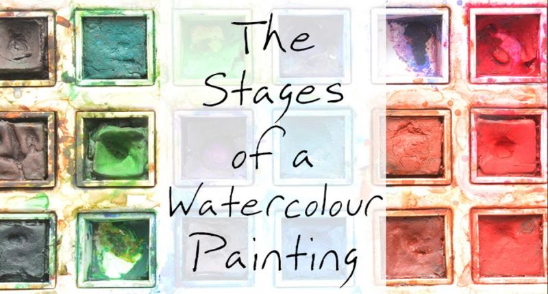 The Stages of a Watercolour Painting - Kris Miners
